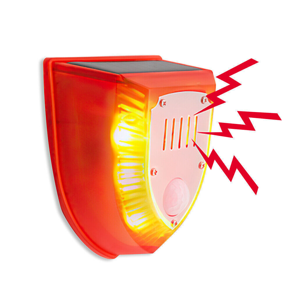 BarkGuard Solar Alarm – Smart Dog Bark & Gunshot Motion Sensor Alarm